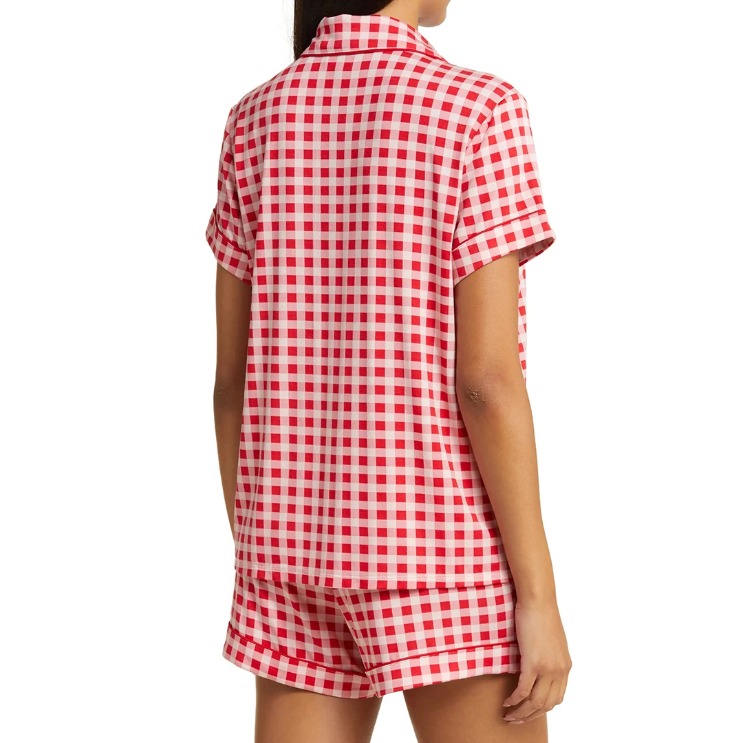 Custom Digital Printing Women's Luxury Pajamas Satin Women Set Leopard ...