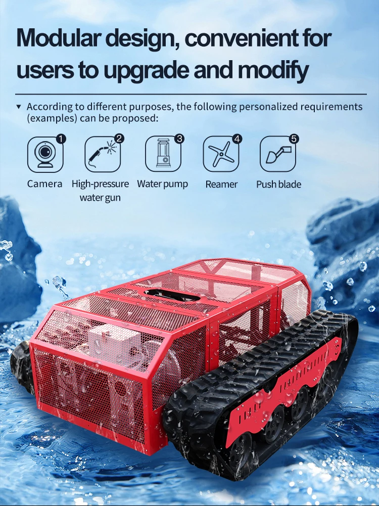 Underwater Marine Drone ROV AUV Robots with Manipulator