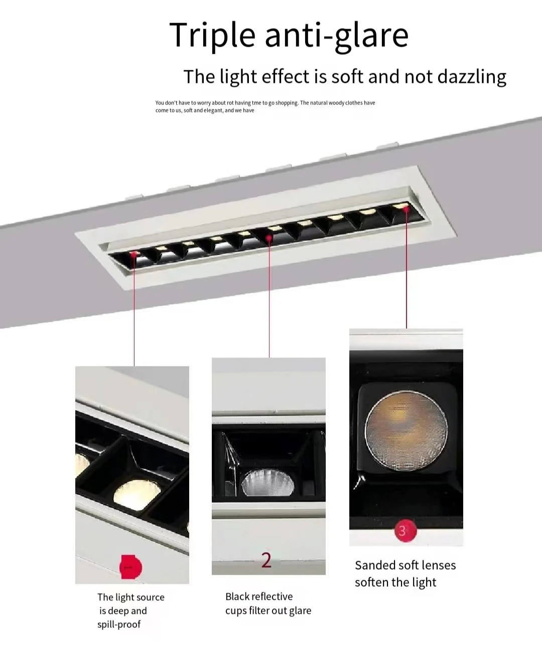 Ldsun Track Trimless Recessed Cob Spotlight Magnetic Downlights Wall Washer Led Linear Light ...