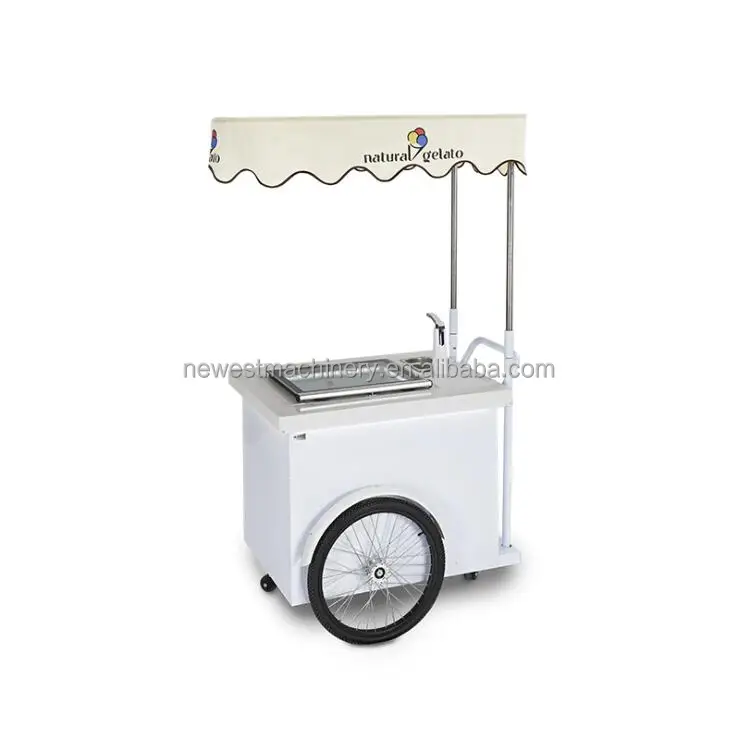 Factory Price Gelato Cart for Sale - Mobile Ice Cream Vending Cart with ...