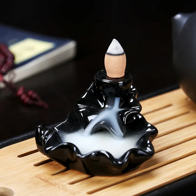 Reverse Flow Aromatherapy Tower Incense Cone Holder