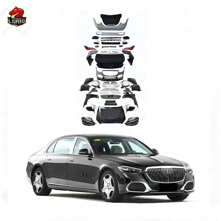 W221 Upgrade W223 M Style For Mercedes Benz Body Kit With Headlights ...