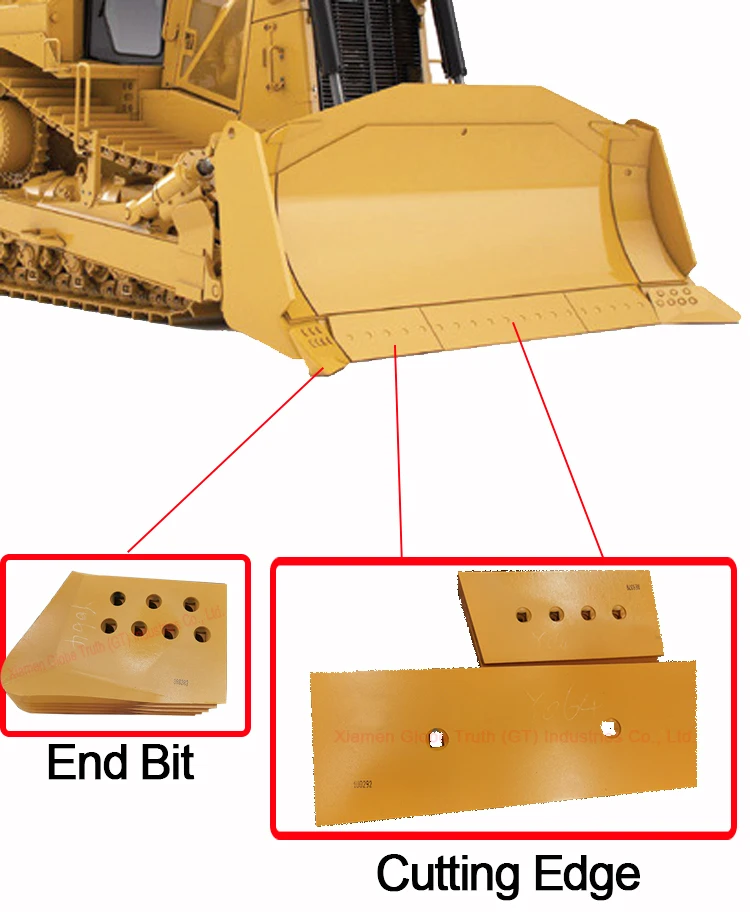 Excavator Bucket Cutting Edge Grader End Bit 118-7110 D155 Construction ...