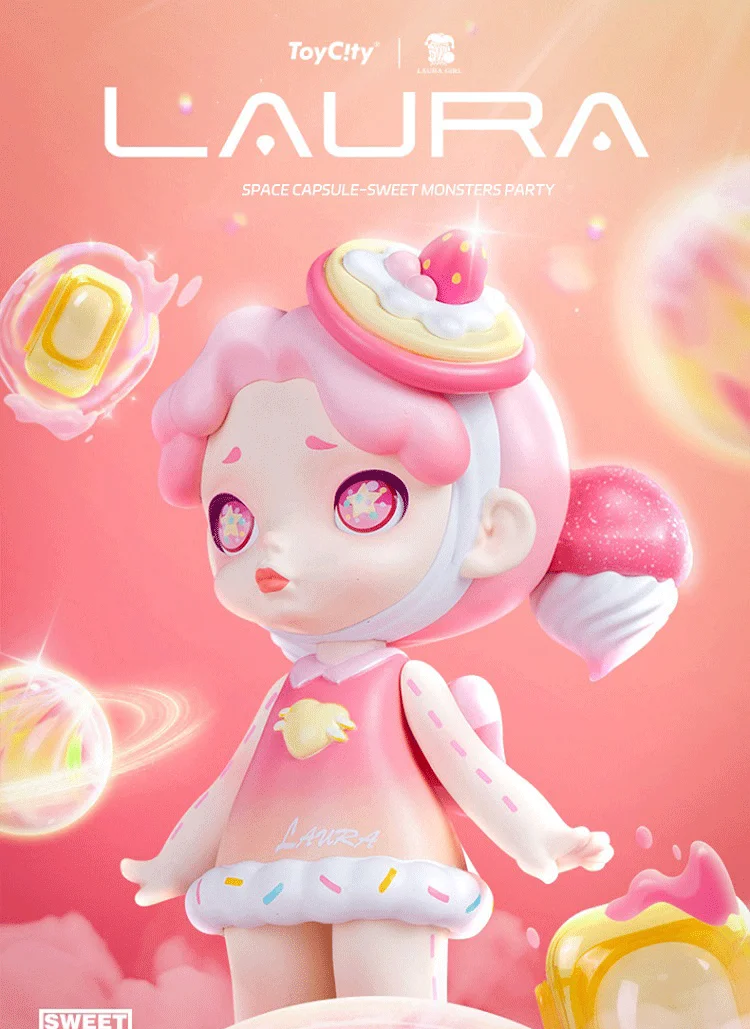 Laura Collection Sweet Monster Series PVC Fashion Toys