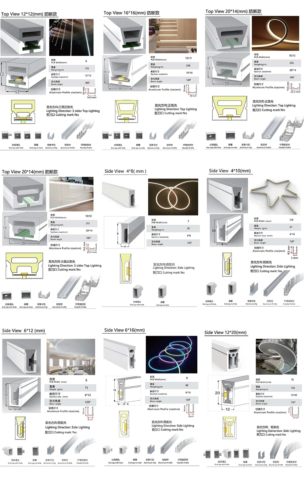 Custom Flexible LED Neon Silicone Tube Covers - AMOWO