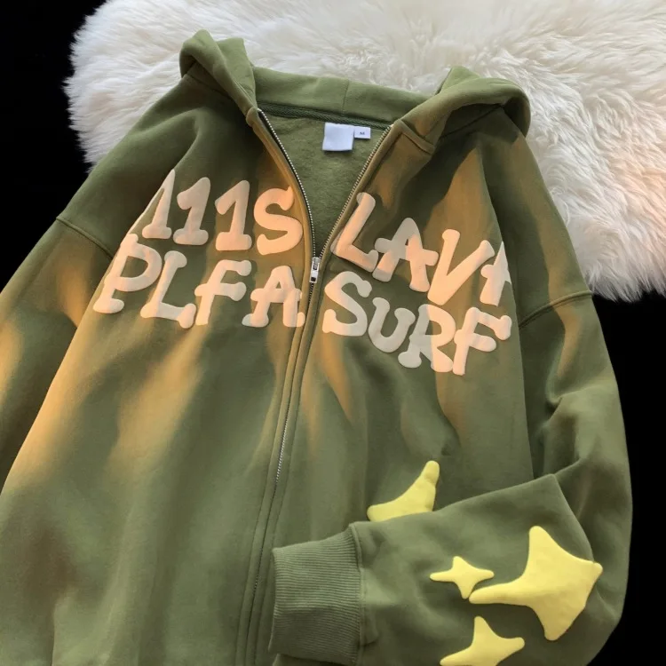 Custom Puff Print Hoodie - Heavyweight & Oversize Style