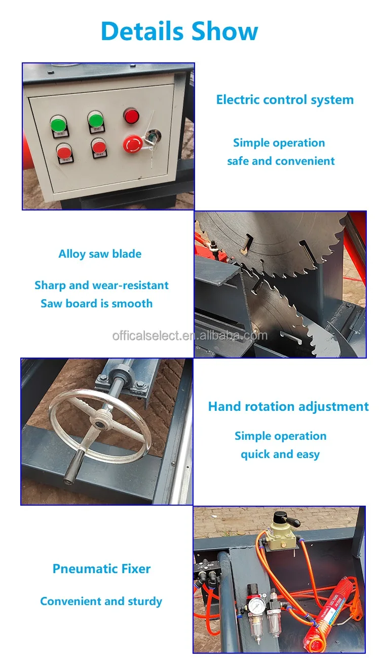 Band Saw Mill High Precision Sliding Table Saw For Woodworking ...