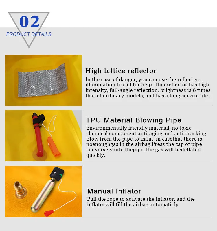 Manufacture Water Safety Self Inflate Automatic Manual 150N Solas ...