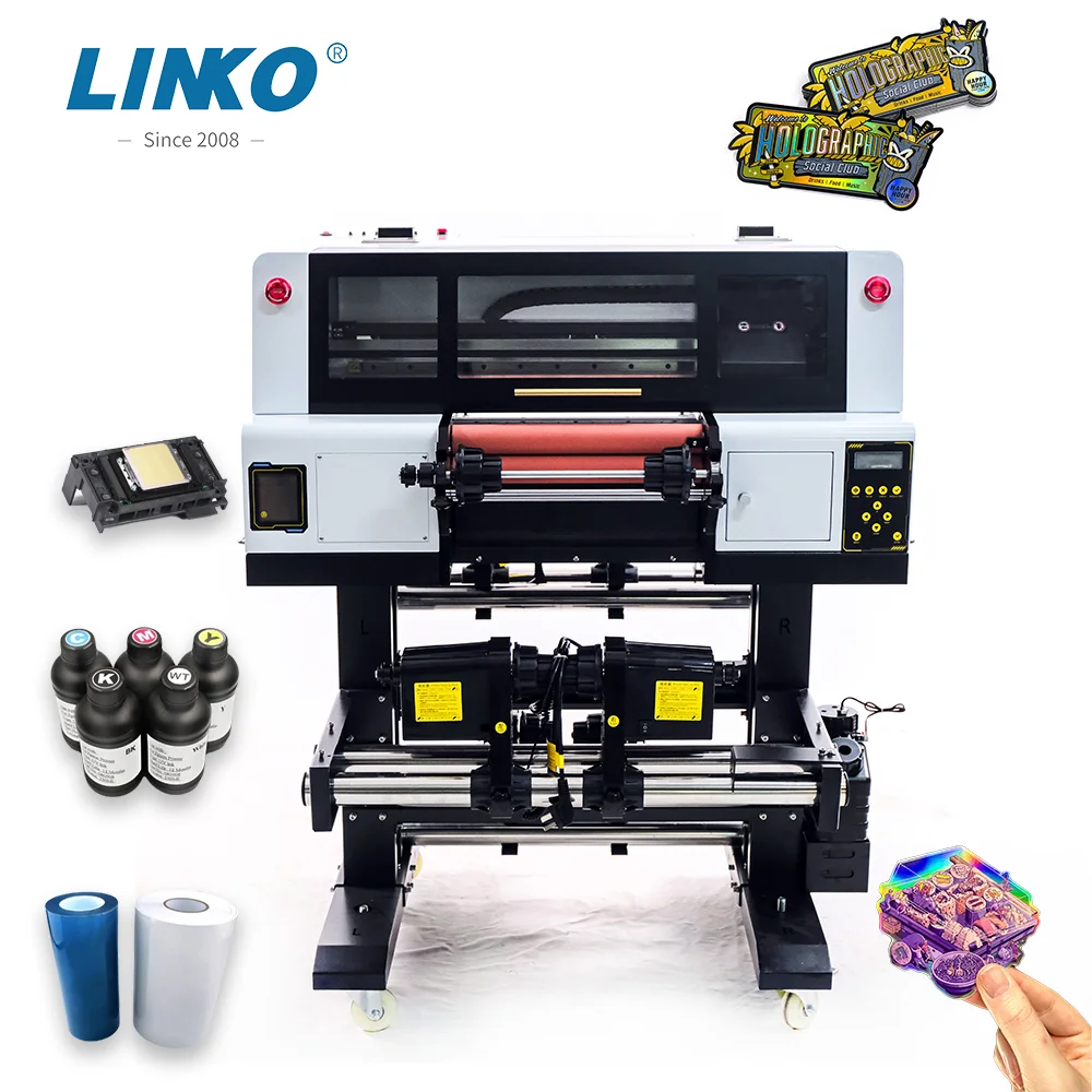 Linko Economical Dtf Uv Printer 30cm Roll To Roll 3d Inkjet Uv Dtf ...