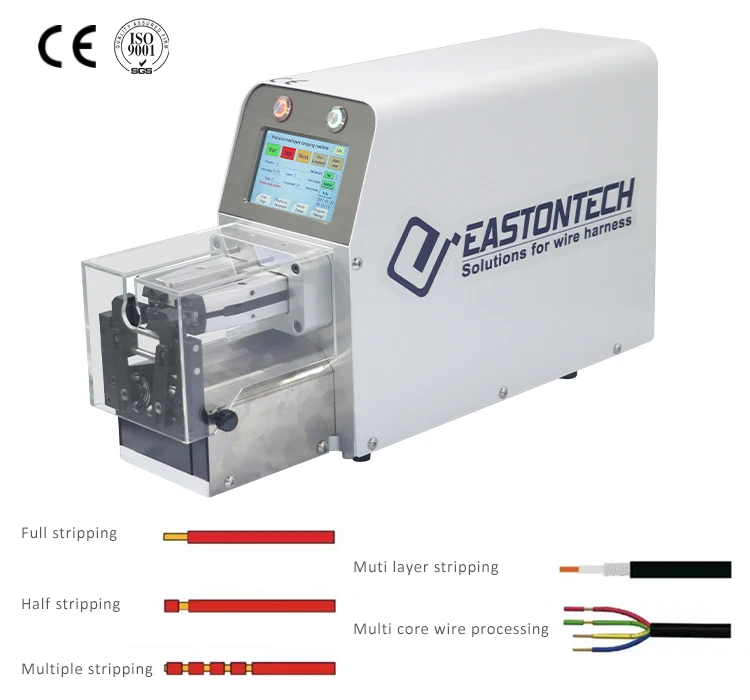 Ew-1115 Semi-automatic Stripping Machine For Coaxial Cable Cs-4855 ...