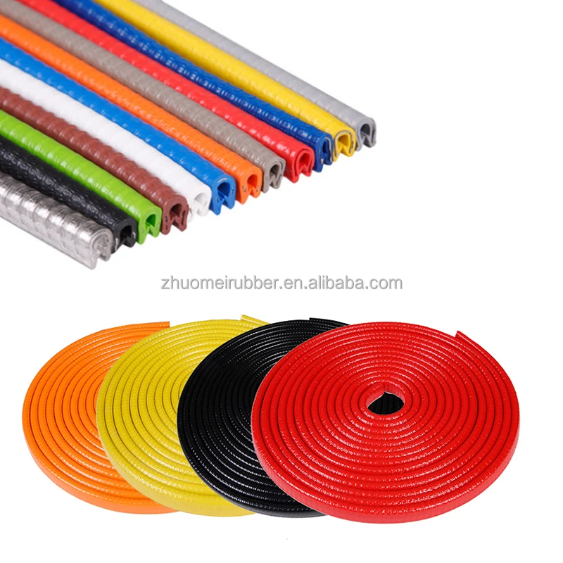 Interlocking Black Pvc Car Door Edge Seal,Protect Trim U-seal,Rubber ...