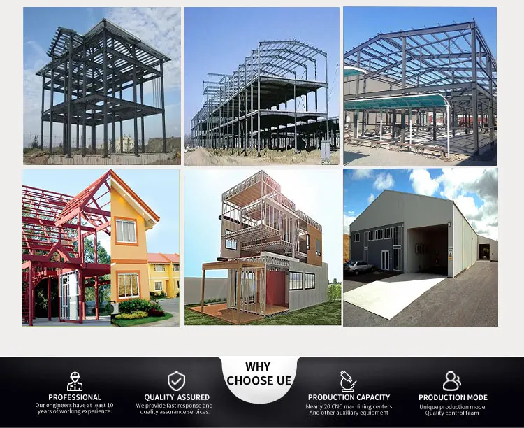 Prefabricated Modern Modular Light Steel Frame Structure For Factory ...