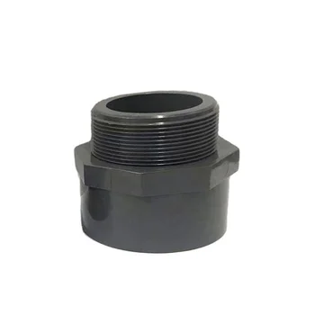 Din Dn100 4" External Threaded Upvc Pipe Adaptor Plastic Pipe Male ...