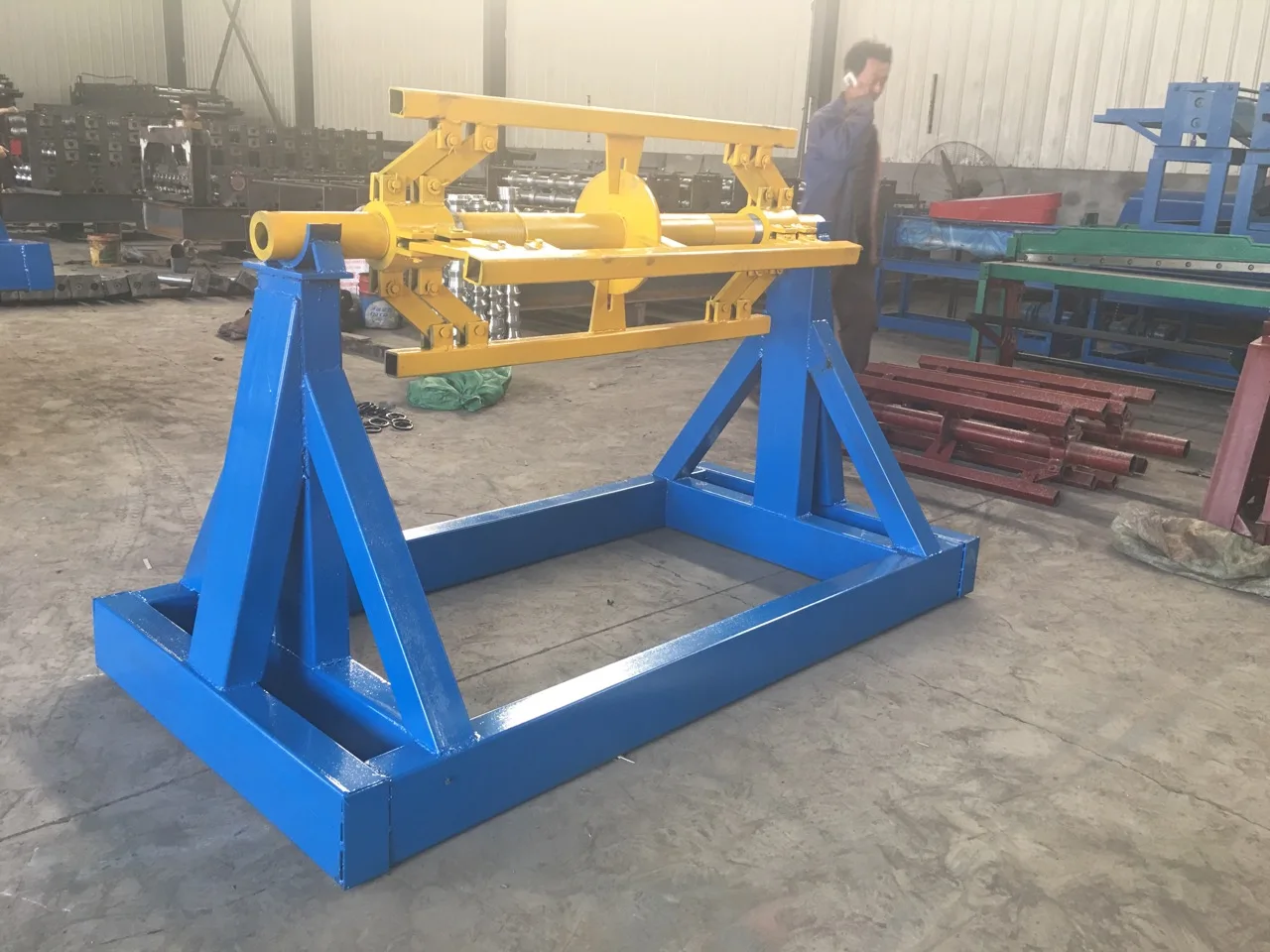 5t Manual Steel Strips Sheet Metal Decoiler,Uncoiler Machine,Coil ...