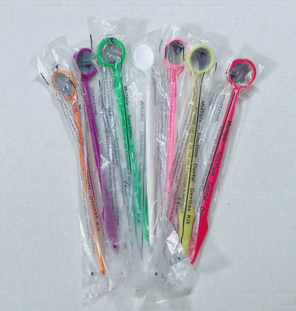 SJ Dental Instrument - Disposable Dental Exam Mouth Mirrors