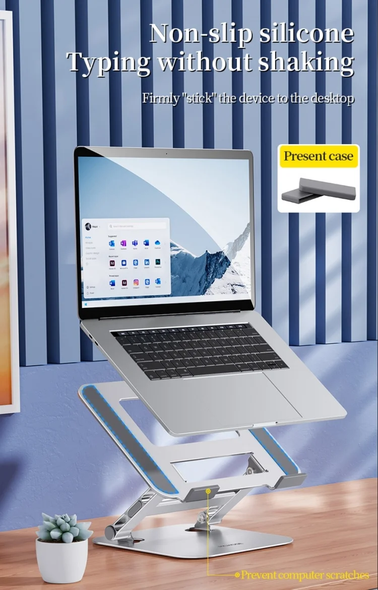 Suport ergonomic si rezistent pentru laptop si tableta, portabil ...
