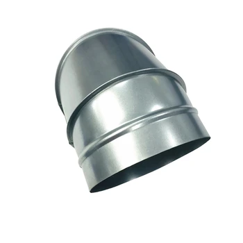 Hvac System Straight Air Ducts And Curves 45 And 90 Degree Air Duct ...