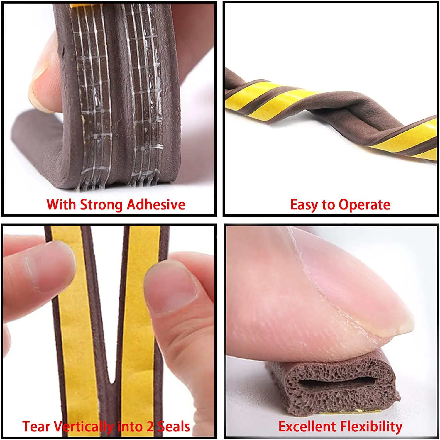 Epdm Door And Window Weatherstrip Gap Blocker Insulation Seal Strip ...