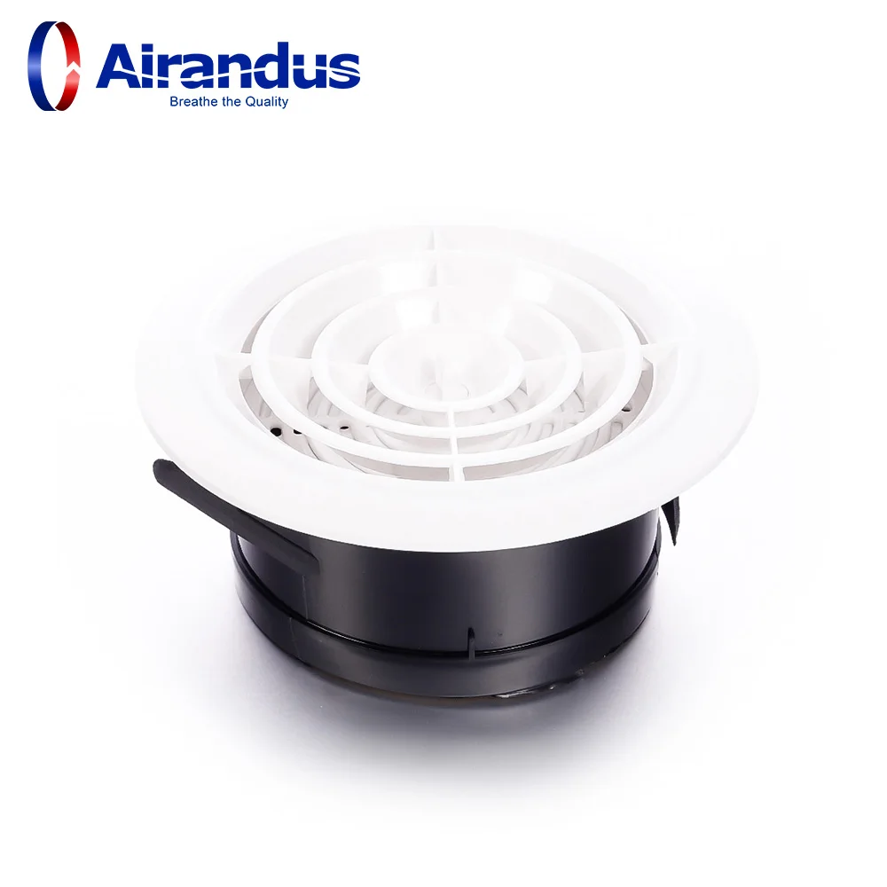 Hvac System Air Conditioner Exhaust Decorative White Ceiling Diffuser ...