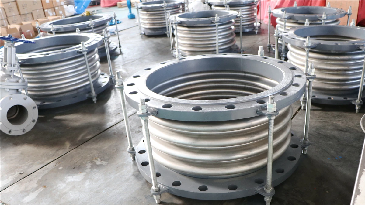 Flange Connection Ripple Compensator Coupling Telescopic Expansion ...
