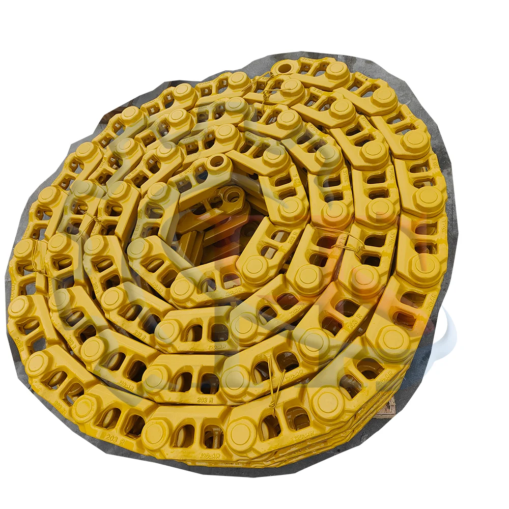 HS excavator undercarriage parts track chains d6d heavy dozer track ...