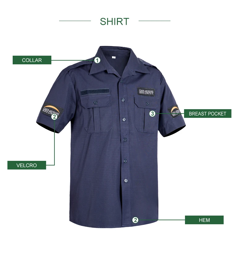 Rip-stop Guard Uniform Shirt - Durable Security Apparel