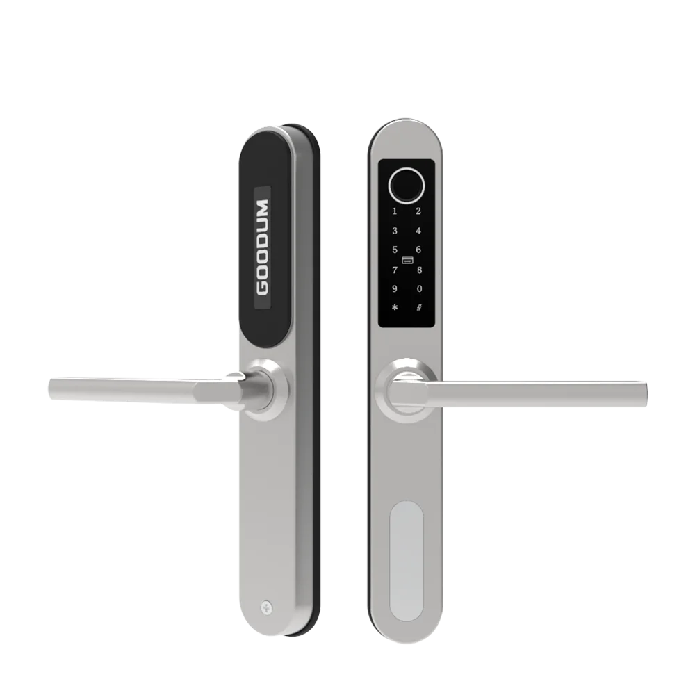 Goodum Automatic Fingerprint Sliding Door Smart Anti-theft Gate Lock ...
