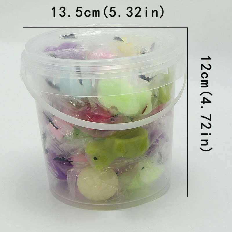 24pcs Kids Gift Barrel Set Fidget Toys Soft Tpr Mini Kawaii Animal ...