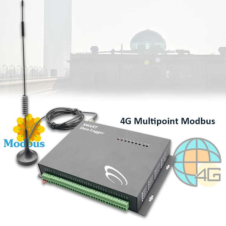 Modbus 4G Mobile Data Logger - Temperature & Pressure Monitoring