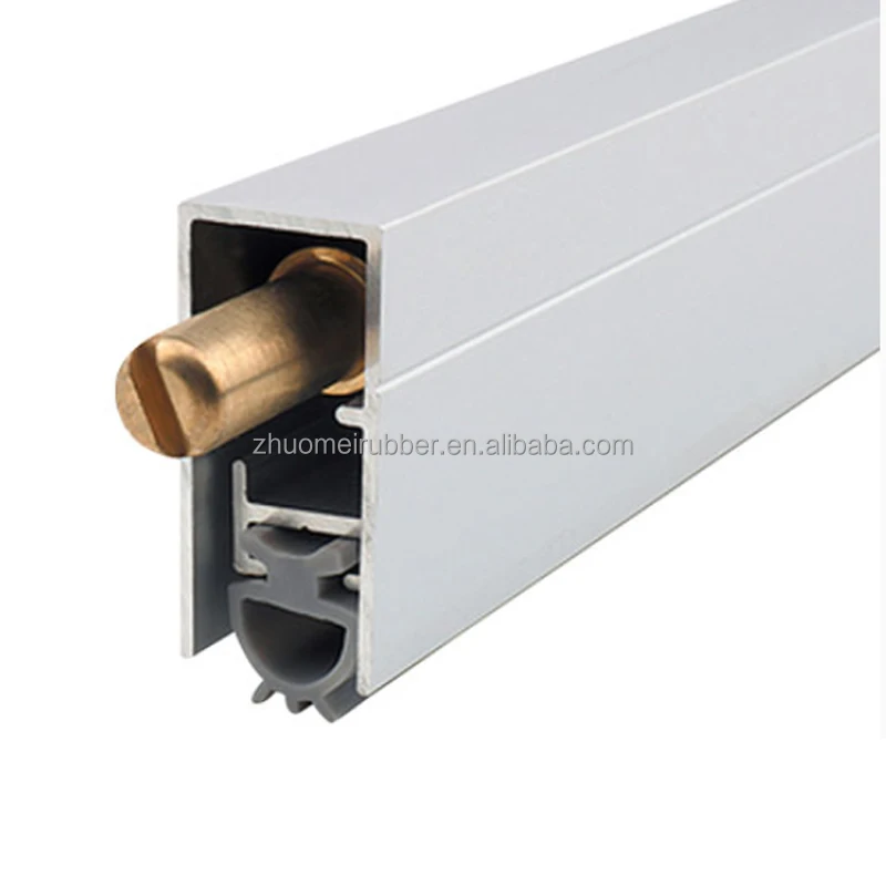 Standard Aluminum Automatic Swing door Drop Bottom seal Strips 915mm ...