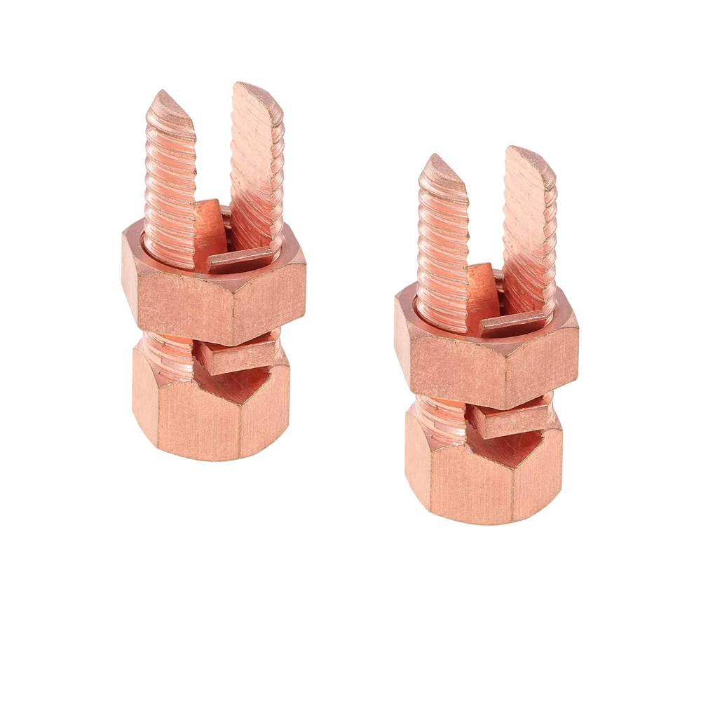 Custom Grounding Nut Bolt Copper Fasteners For Electrical Equipment ...