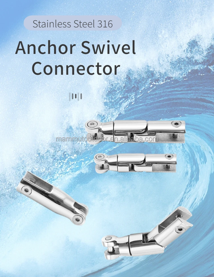 316 Stainless Steel Mooring Heavy Duty Anchor Chain Swivel Connector ...