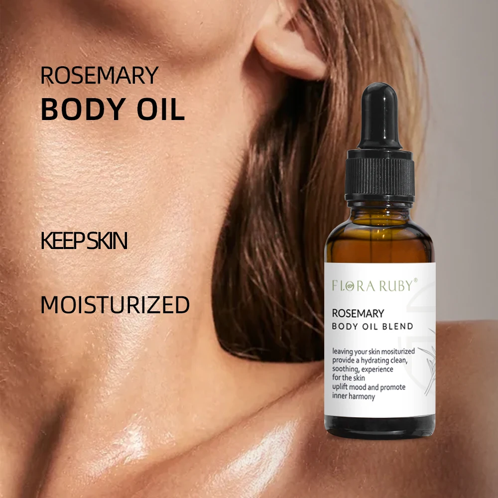 Flora Ruby 100% Natural Body Massage Oil Lemon Lavender Peppermint ...