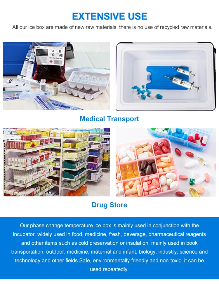 High Quality Cooling Bricks - Phase Change Material Packs