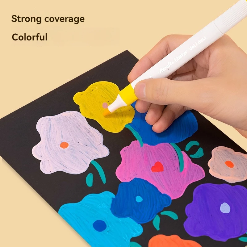 Deli HM922-48 Acrylic Markers - 1728pcs per Carton Set