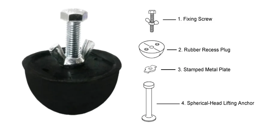 M12 M14 M16 M18 M30 Rebar Threaded Steel Embedded Pipe Sleeve For ...