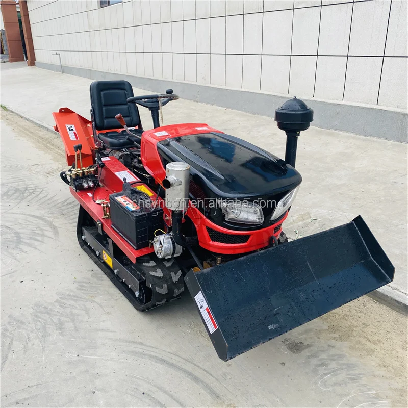 Synbon Mini Agricultural Farming Machines Crawler Rotary Tiller Crawler ...