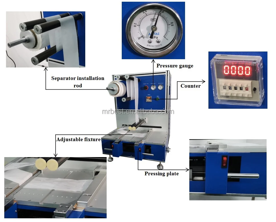 Semi-auto Pouch Cell Battery Electrodes Sheet Lamination Stacking ...