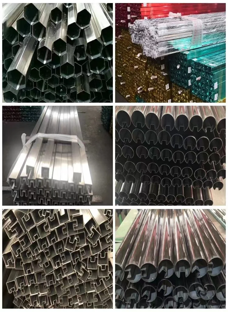 Gb Wrought Stainless Steel Hollow Square Tubes Plated Stair Railings ...