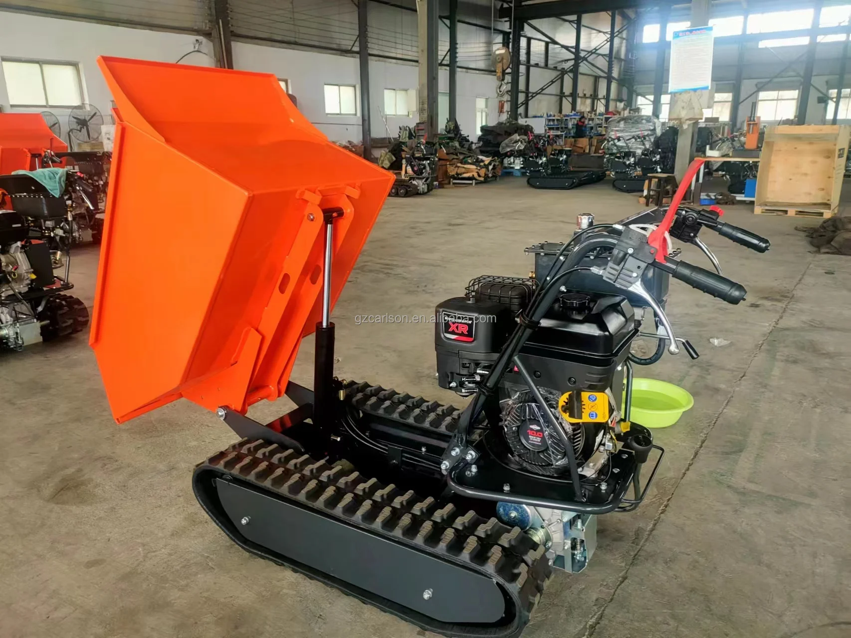 Hand Push Type Crawler Dumper Truck Farm Construction Works Crawler ...