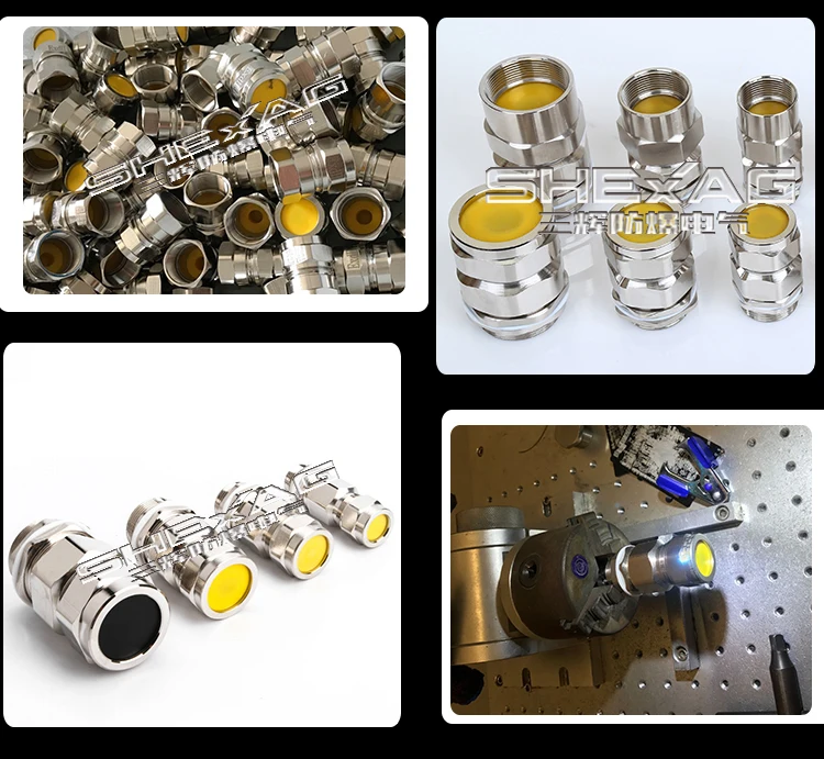 M16 Cable Glands Explosion Proof Iexec Atex Brass Armored Cable Gland ...