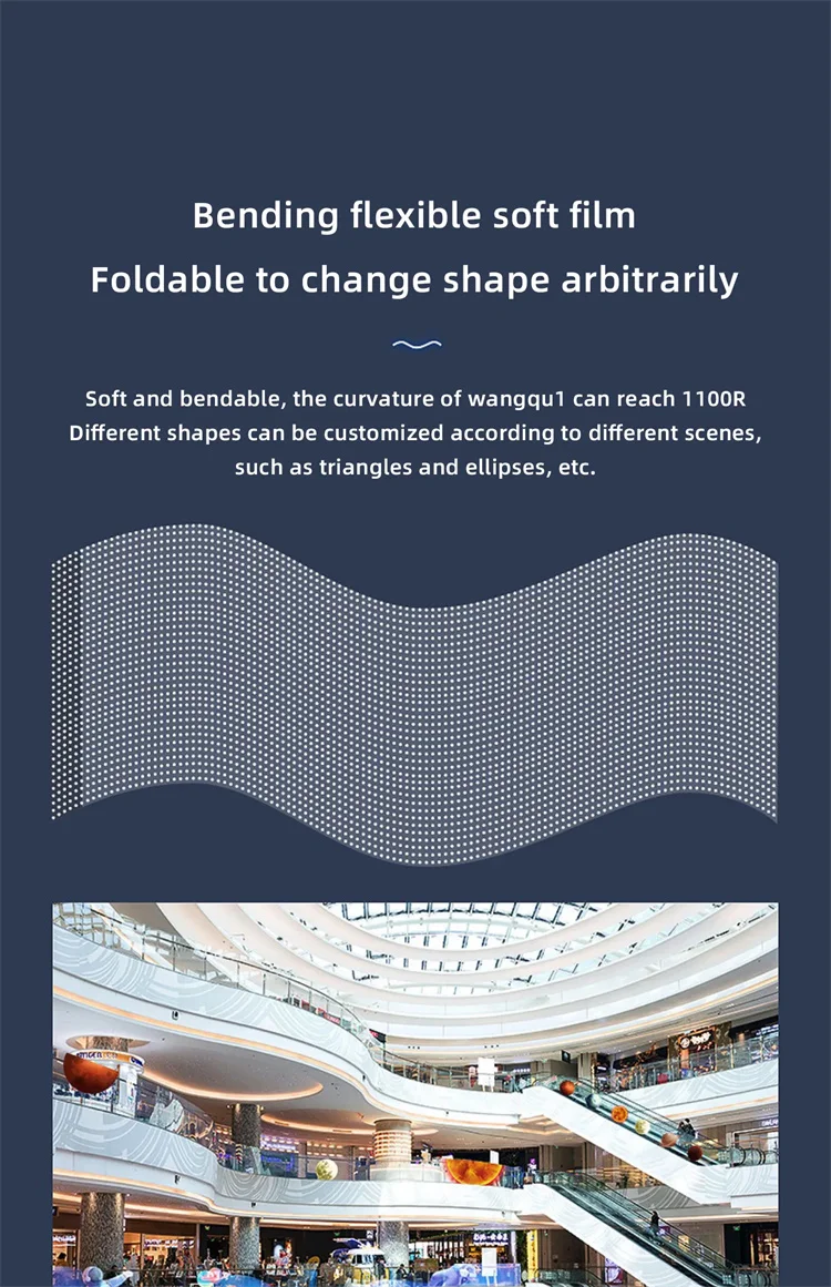 P6 Transparent LED Film Screen - 100,000+ Hours Lifespan