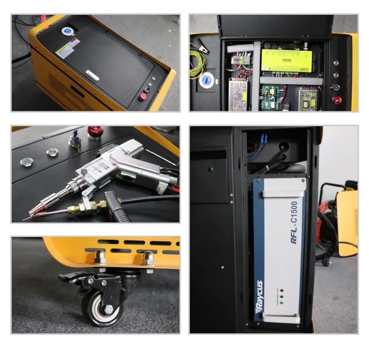 Hot Sale 1000w 1500w 2000w Fiber Laser Welder 3in1 Weld Cleaning ...