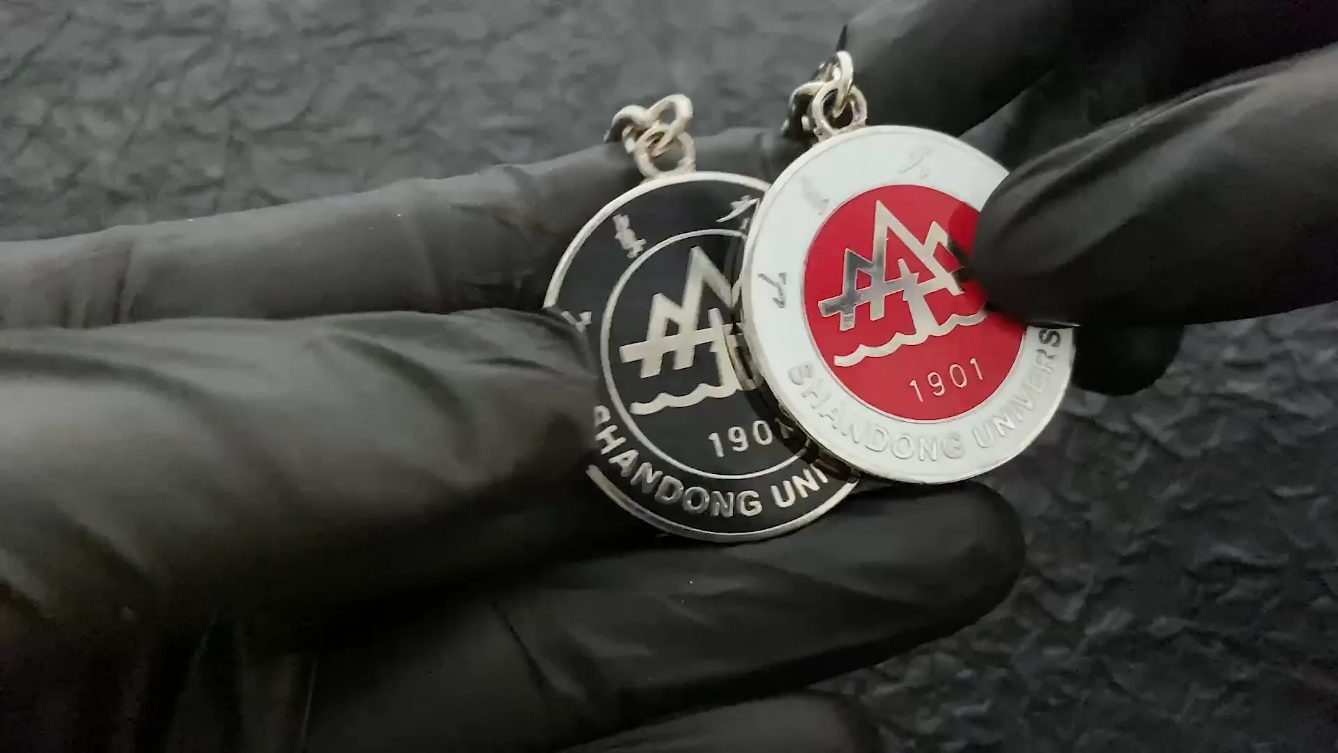 Promotional Gifts Made School Design Logo Silver Keychain Custom Hard ...