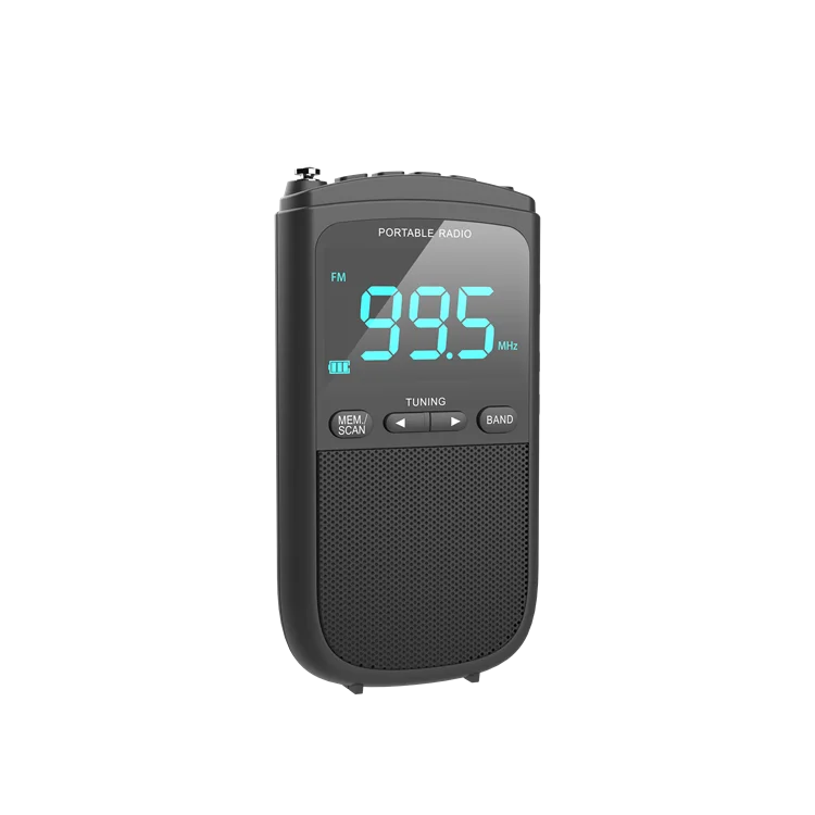Hot Portable Mini Am Fm Pocket Personal Radio with 800Mah Lithium ...
