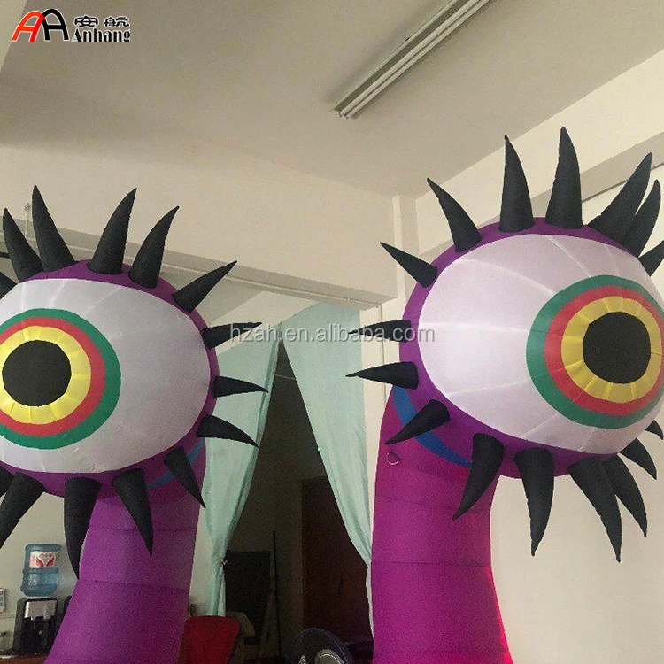 Attractive Led Inflatable Eyeball Flower Column Inflatable Eye Flower ...