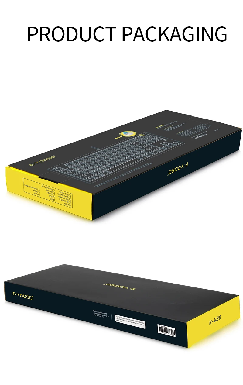 Black Gray Mechanical Keyboard Keyboard 87 Keys Waterproof Led Rgb ...