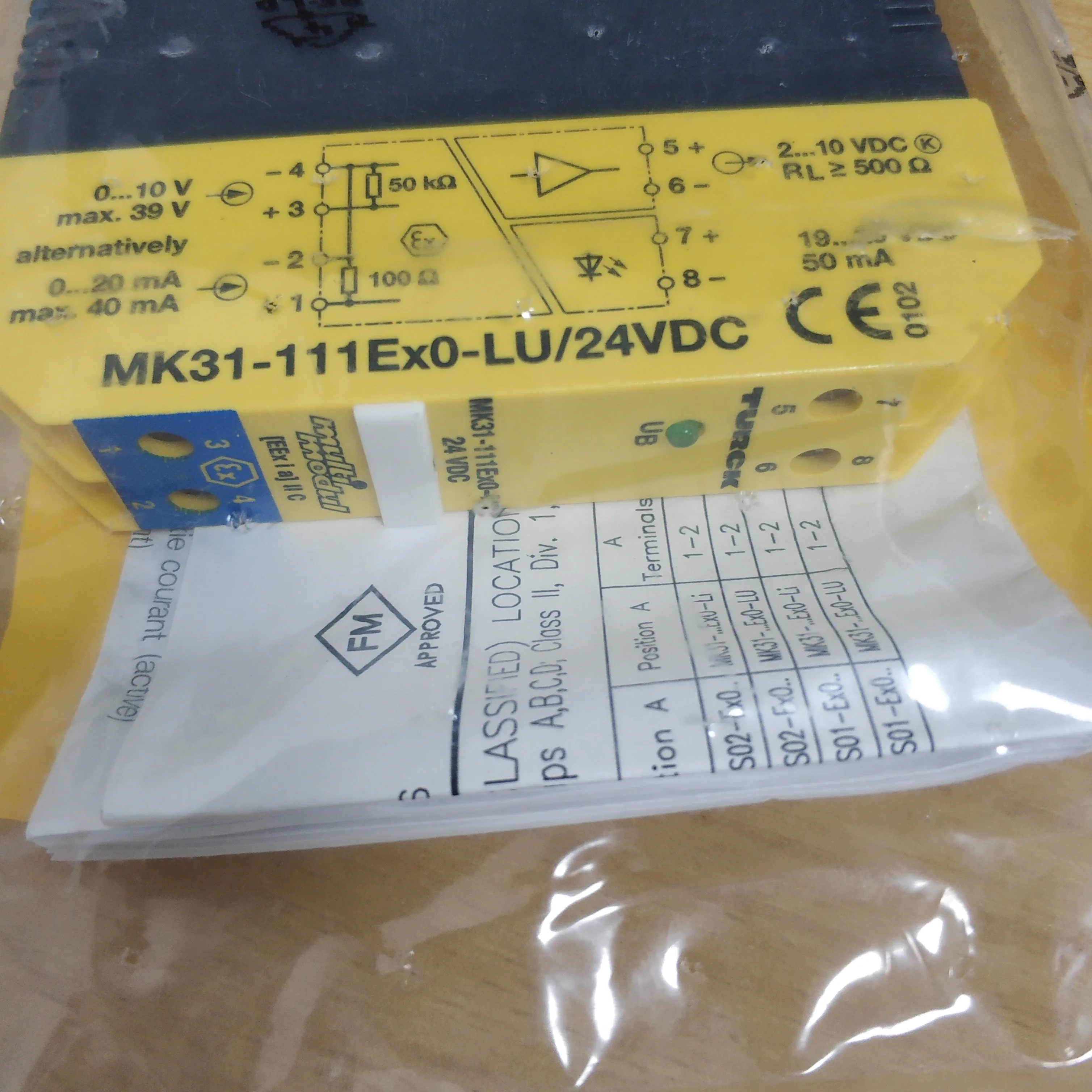 Germany Brand Safety Relay Mk31-11ex0lu/24vdc Safety Barrier - Buy ...