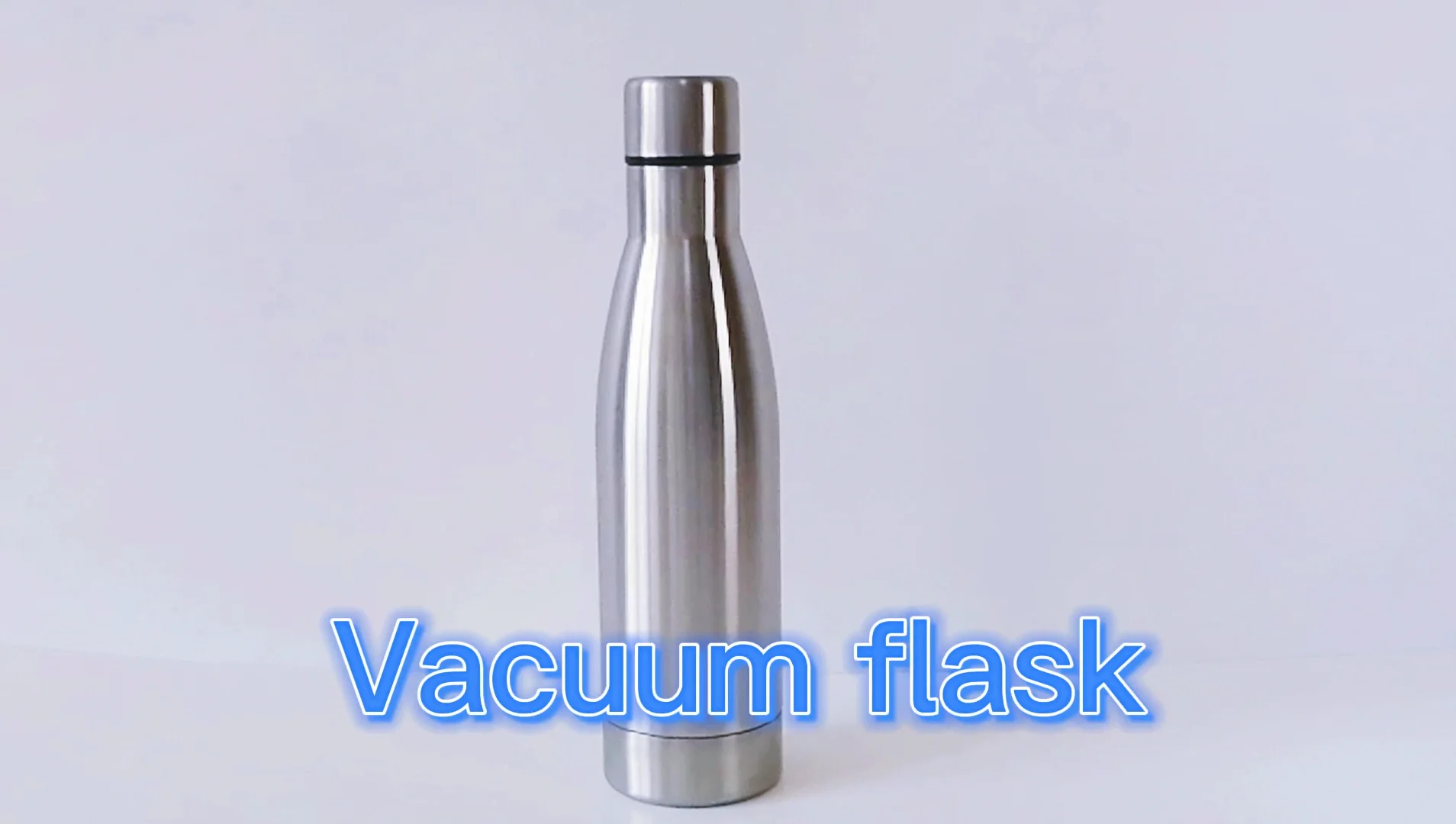500ml Double Walled Stainless Steel Vacuum Flask Cola Shaped Water ...