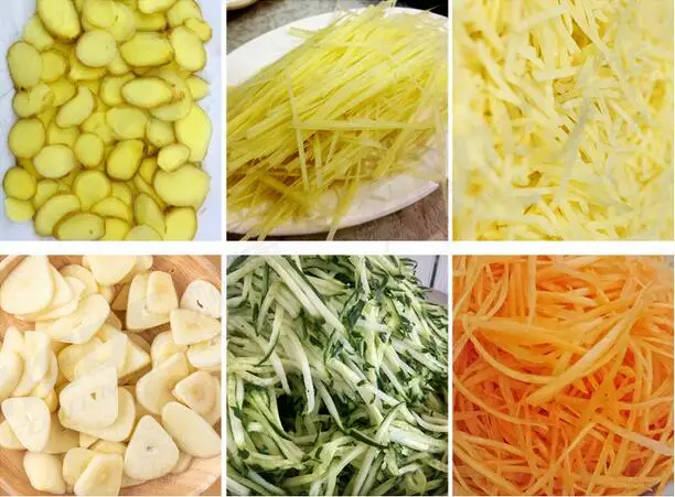 500kg Shredder Bamboo Shoot Cutter Carrot Slicer Ginger Shredding ...